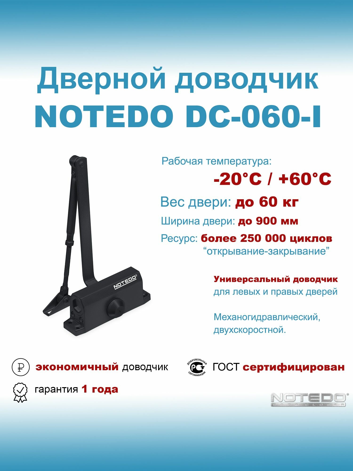 Доводчик дверной