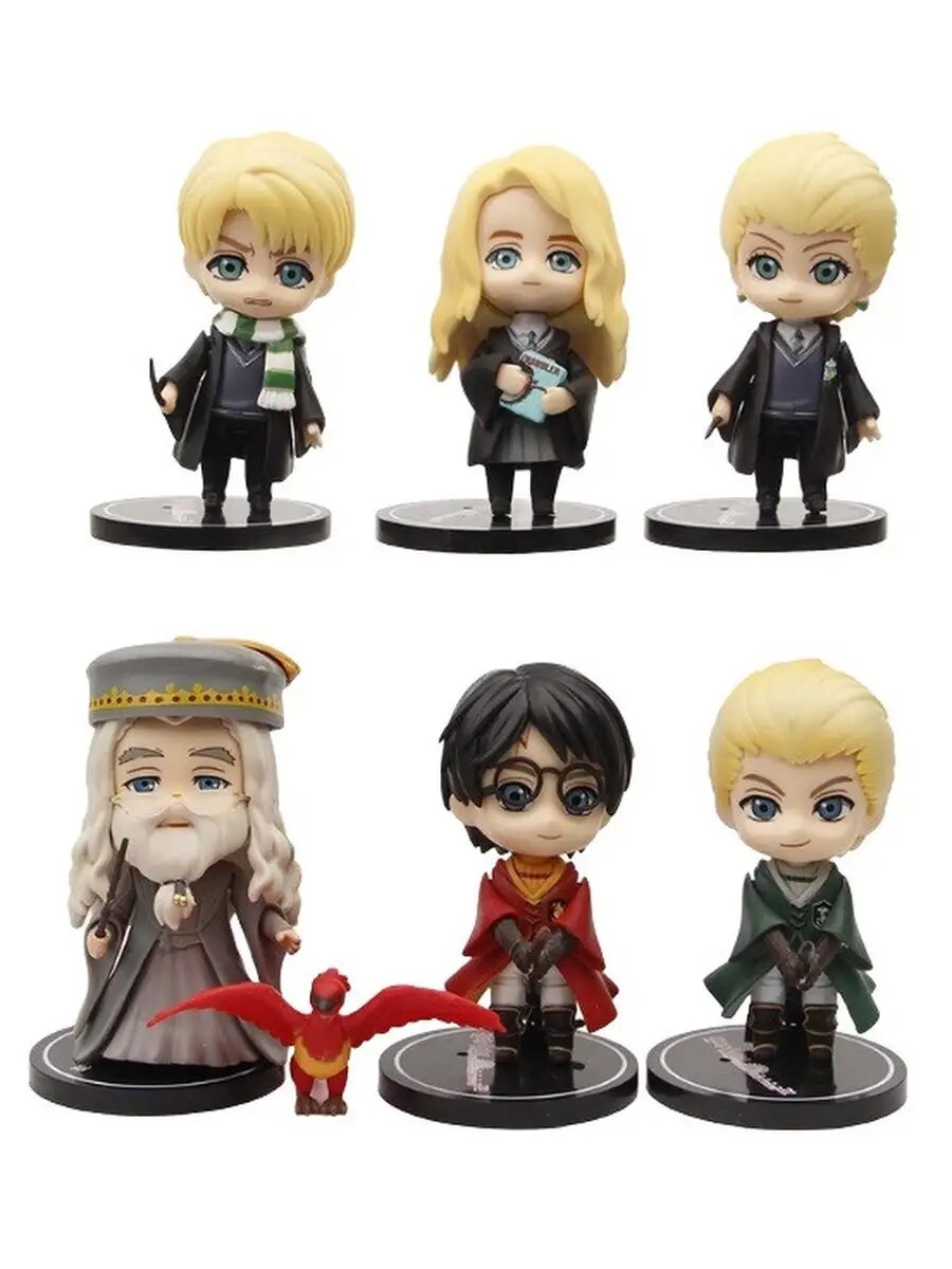 Набор фигурок Гарри Поттер, Альбус Дамблдор / Harry Potter 6шт (10см)