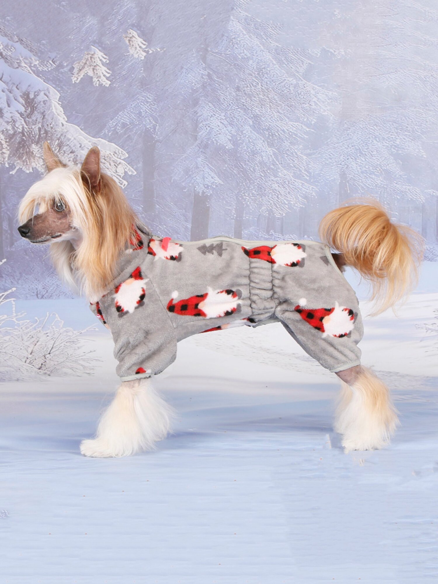 Плюшевый комбинезон для собак мальчиков (мелкие и средние породы)