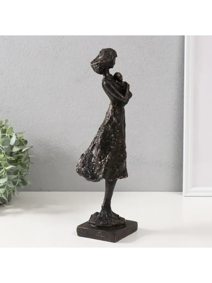 Элегантный сувенир 'Мать и дитя' из полистоуна