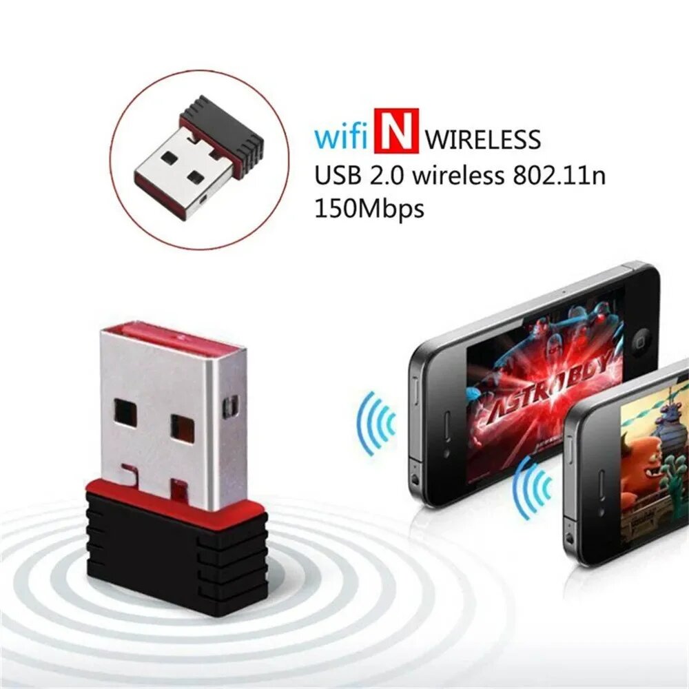 Беспроводной адаптер Wi-Fi RTL8188 для Raspberry Pi