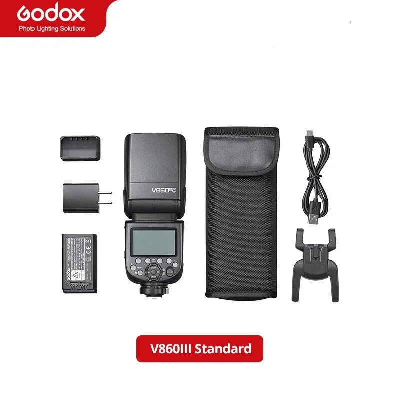 Годокс V860III TTL HSS 2.4G Speedlite V860III-C V860III-N V860III-S Камера Flash для Canon Sony Nikon Fuji Olympus Pentax Camera