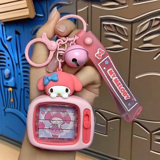 MINISO Мини-радио брелок My Melody Cinnamoroll.MINISO Мини-радио брелок My Melody Cinnamoroll