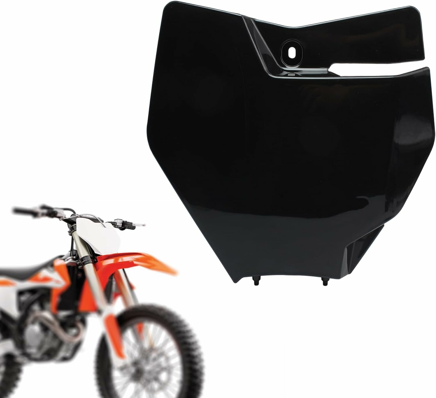 Щиток (площадка) переднего номера для KTM EXC EXCF XC XCW SXF 19-21