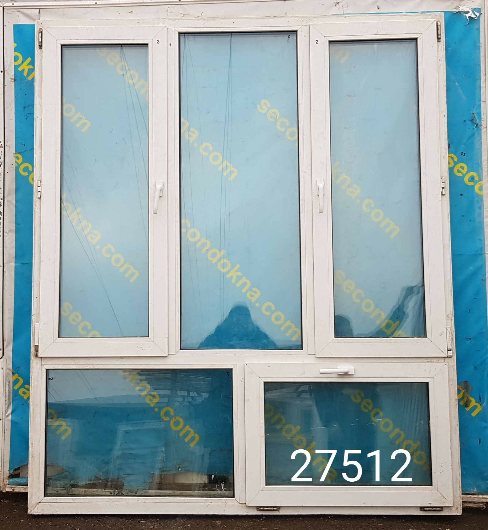 Пластиковое окно Б/У 2020(в) 1460 об х 1700(ш)