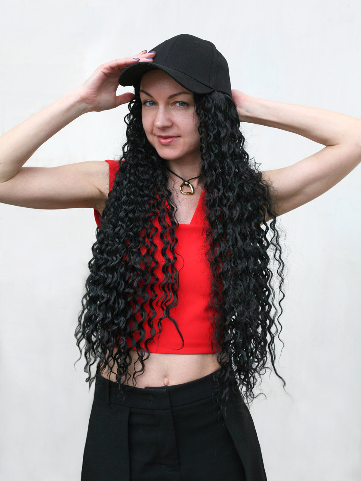 Hairshop Афролоконы 1 70см (Черный)