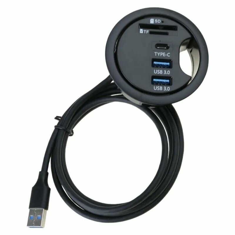 Настольный USB3.0HUB-2шт байонетный считыватель USB3.0 type c