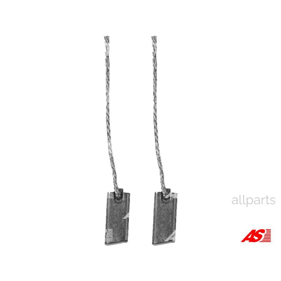 AS AB5007 Комплект щеток стартера/генератора 19.2X8X5 AS-PL: A1002, A1004, A5011, DELCO: 10480000, 96303556, MANDO: AD155326, MITSUBISHI: A001T03672, A001T03872, A001T03972, NISSAN: 2310012C12,