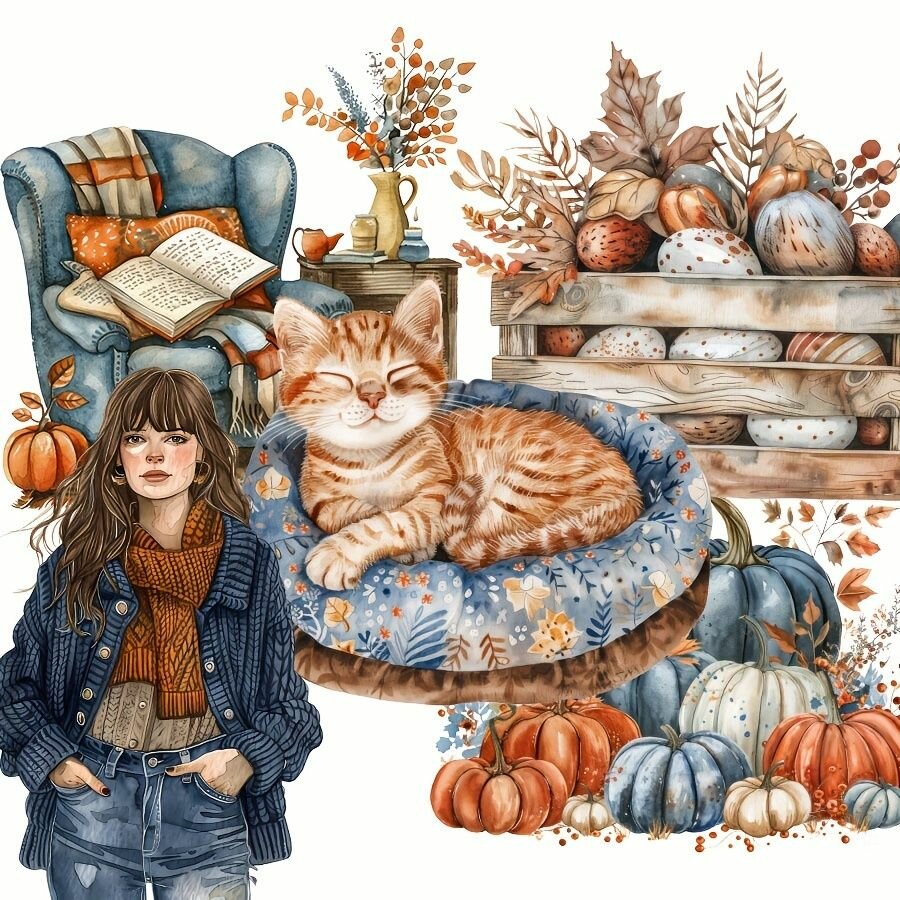 Набор сезонных стикеров для скрапбукинга и творчества, тематические наклейки Хэллоуин Новый год Рождество весна лето осень зима, украшение для дневников и альбомов, 93-105 шт