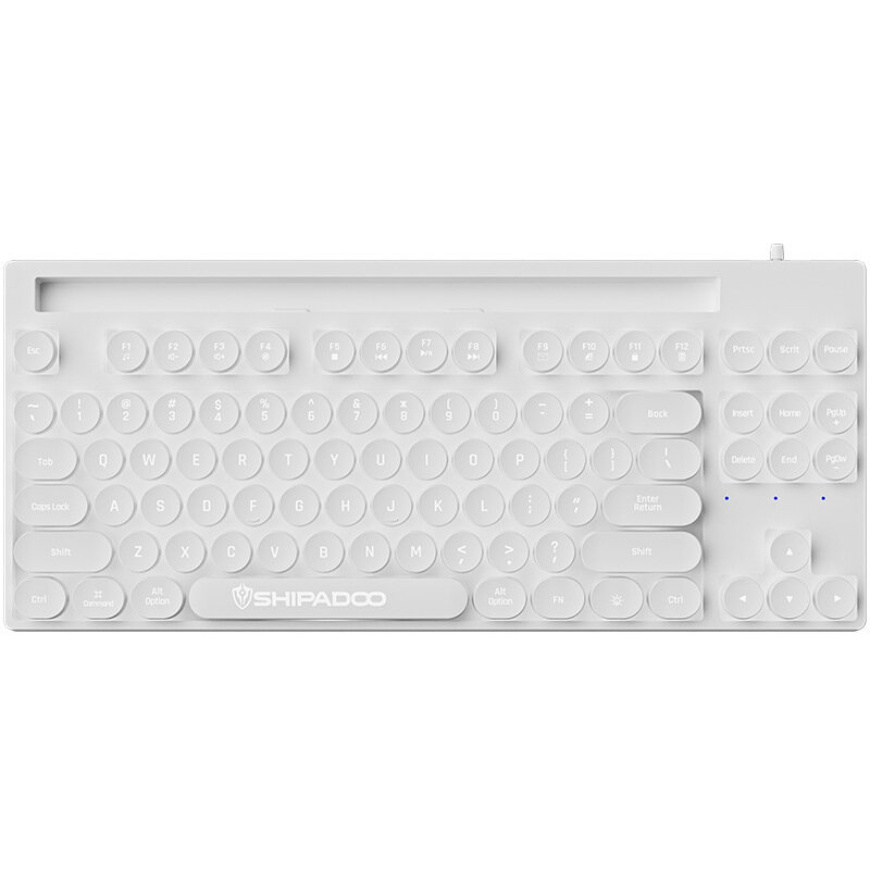 Клавиатура 18 du V2 Punk 87 Key Square с подставкой компьютерная Проводная клавиатура для ноутбука с интерфейсом USB V2