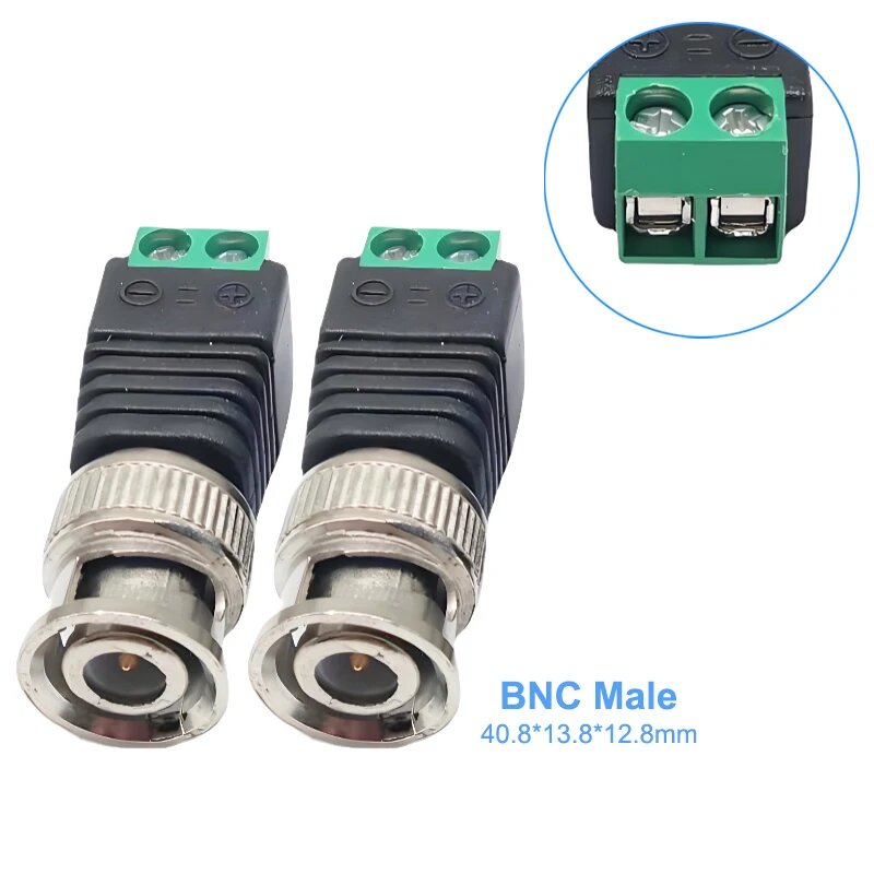 BNC разъемы для видеонаблюдения 2 шт