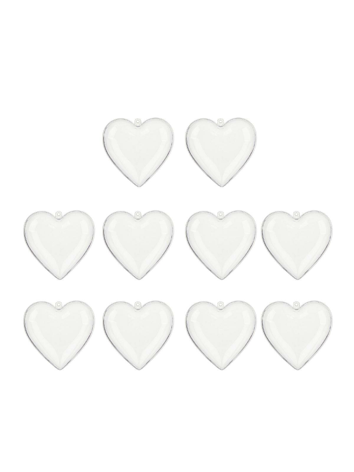 10шт Креативная банка для закусок для показа на вечеринке Прозрачный контейнер для конфет