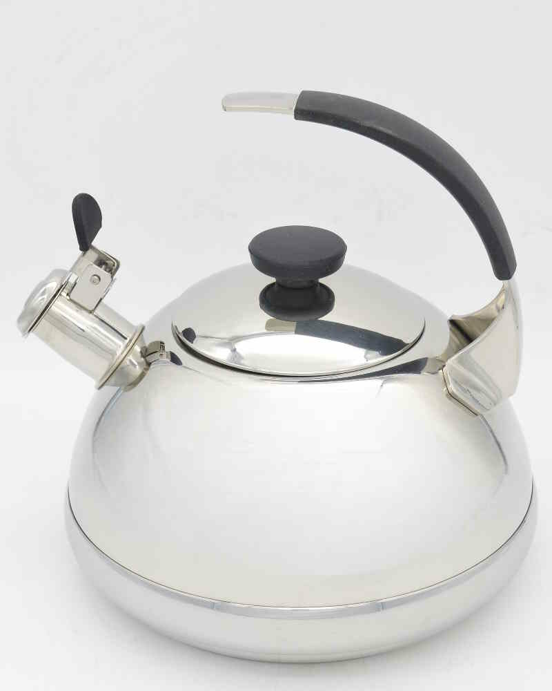 Чайник кухар, 2,5л, нержавеющая сталь, со свистком, тройное дно, для всех типов плит