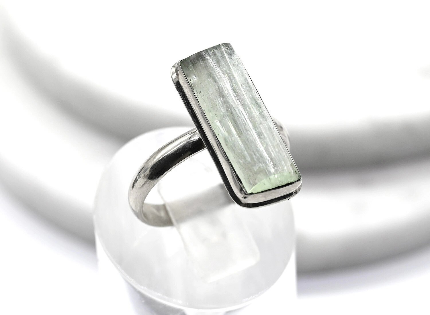 Кольцо, аквамарин