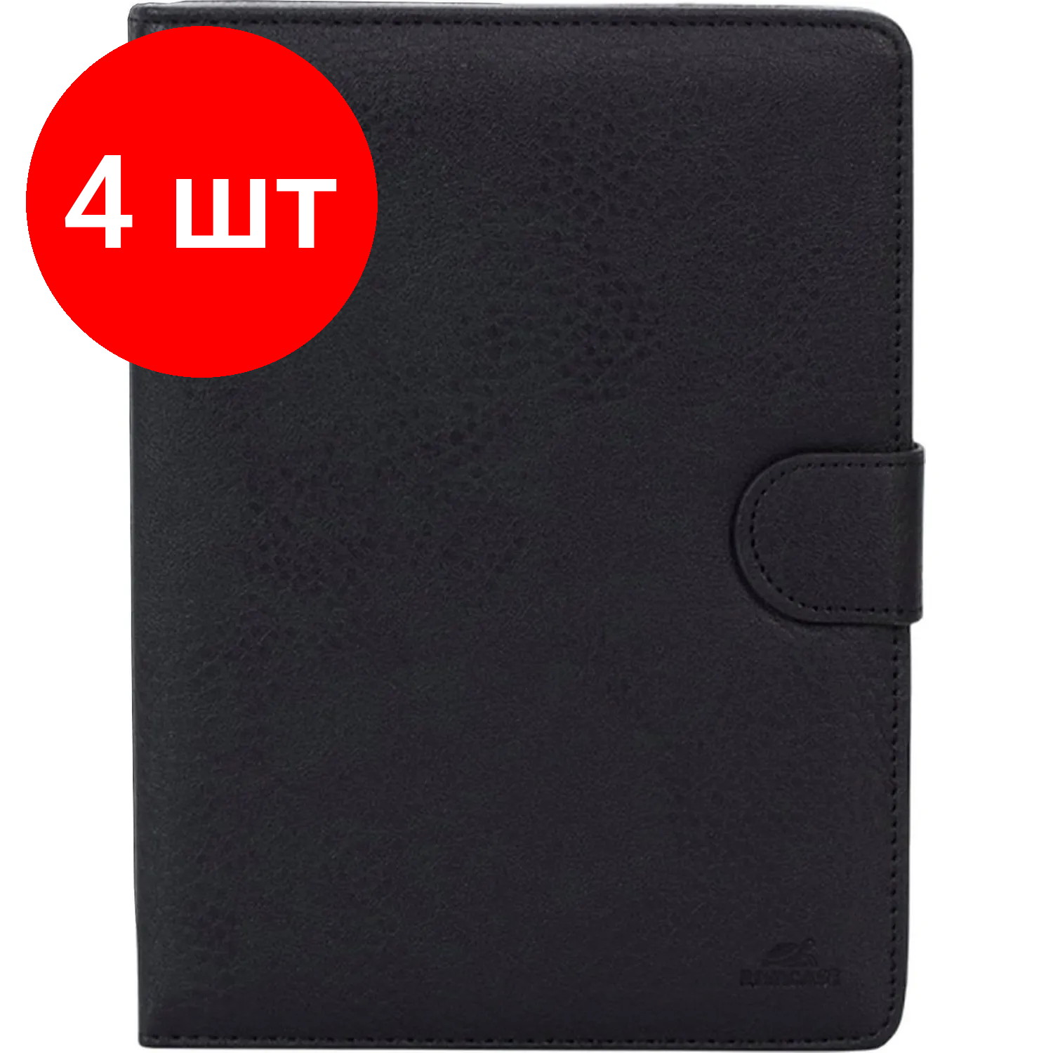 Комплект 4 штук, Чехол RIVACASE 3014 black Orly универс. для планшета 8-8.8 /12