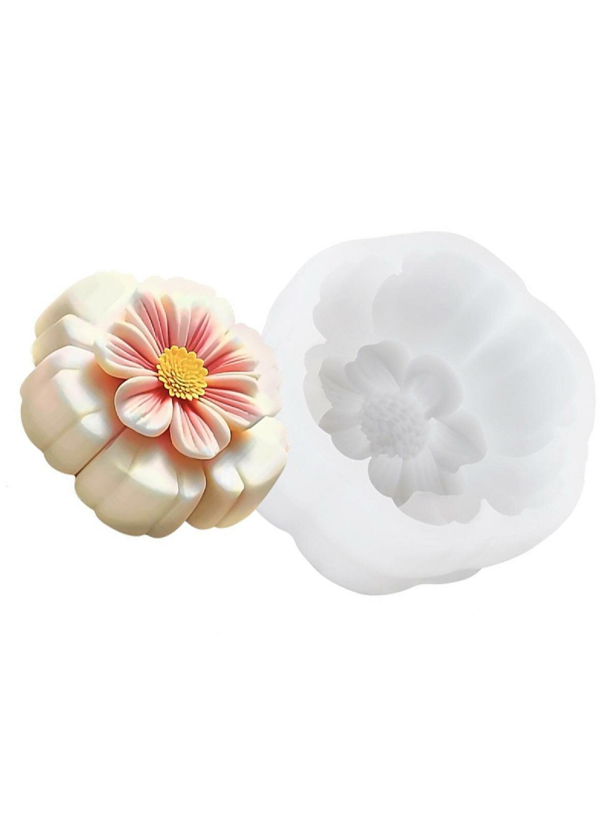 Цветок формы Формы для шоколада силиконовые текстуры конфеты формы для выпечки любовника