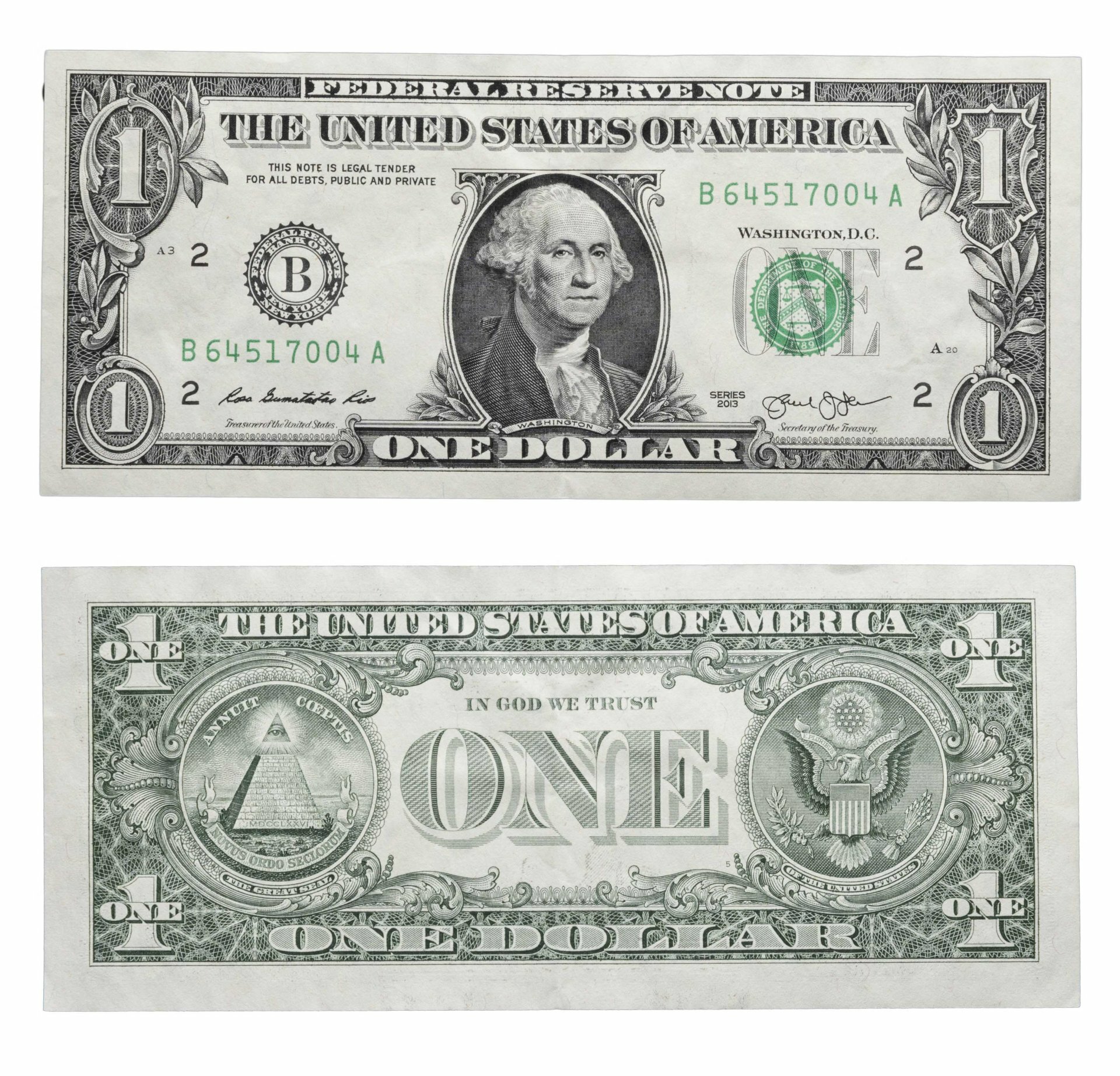 США 1 доллар 2003 Pick 515а B -Нью Йорк