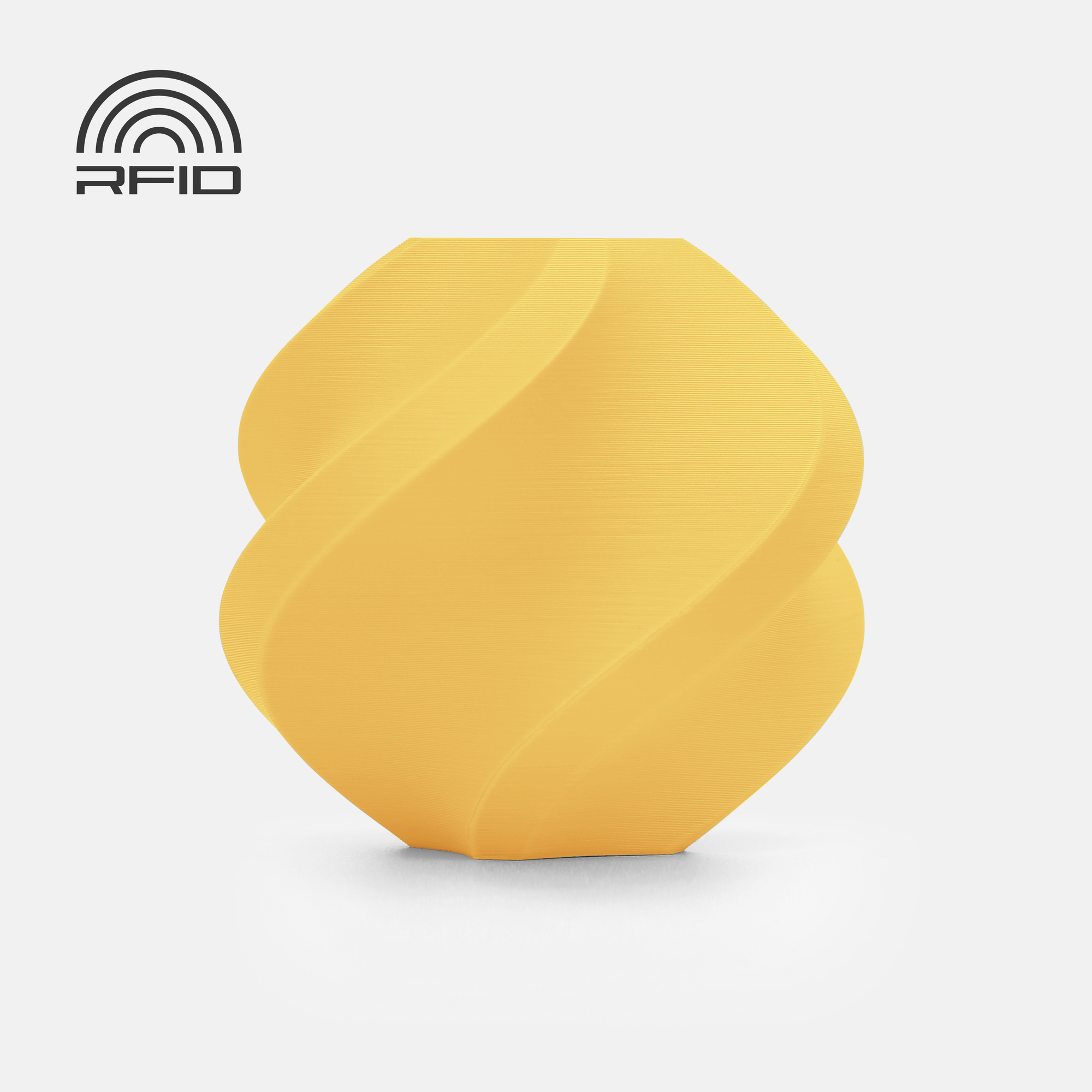 Пластик PLA Matte Bambu Lab, 1кг (Без катушки), Matte Lemon Yellow (11400), Желтый матовый
