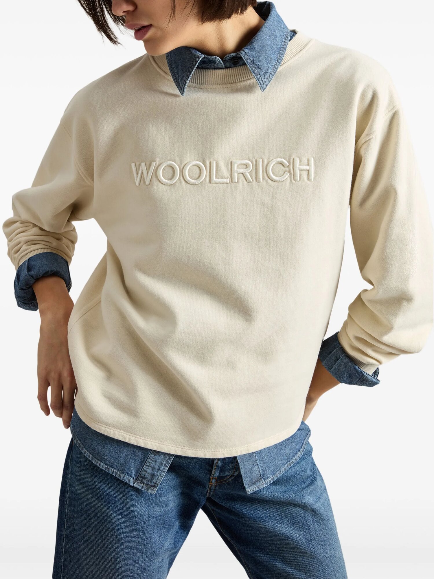 Толстовка Woolrich, размер S, , коричневый — фото 1