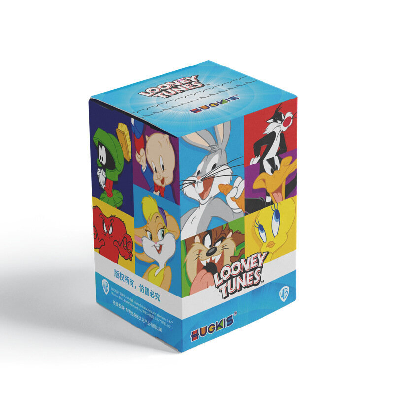 Официальный плюшевый слепой бокс Looney Tunes с фигуркой случайного персонажа, милый мультяшный сувенир для детей и
