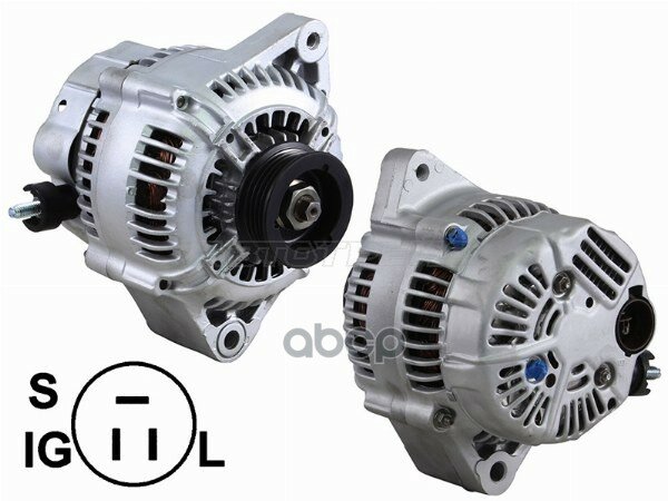 Генератор TOYOTA SOARER/SUPRA 3.0 87-93/MARK II 2.0 87-97 1GFE/7MGTE 12V 80A Sat арт. ST-85-0100