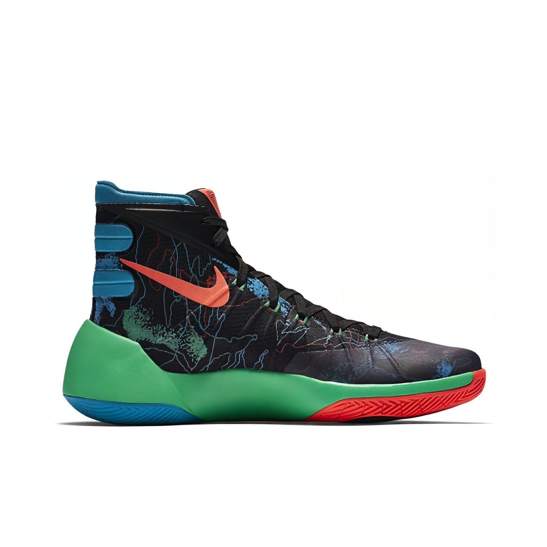 Кроссовки NIKE Hyperdunk 2015, размер EU 42.5 стопа (27CM), black — фото 1