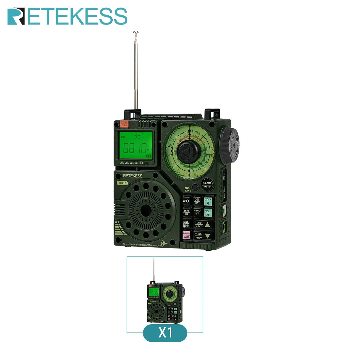 Радиоприемник Retekess TR112 многодиапазонный