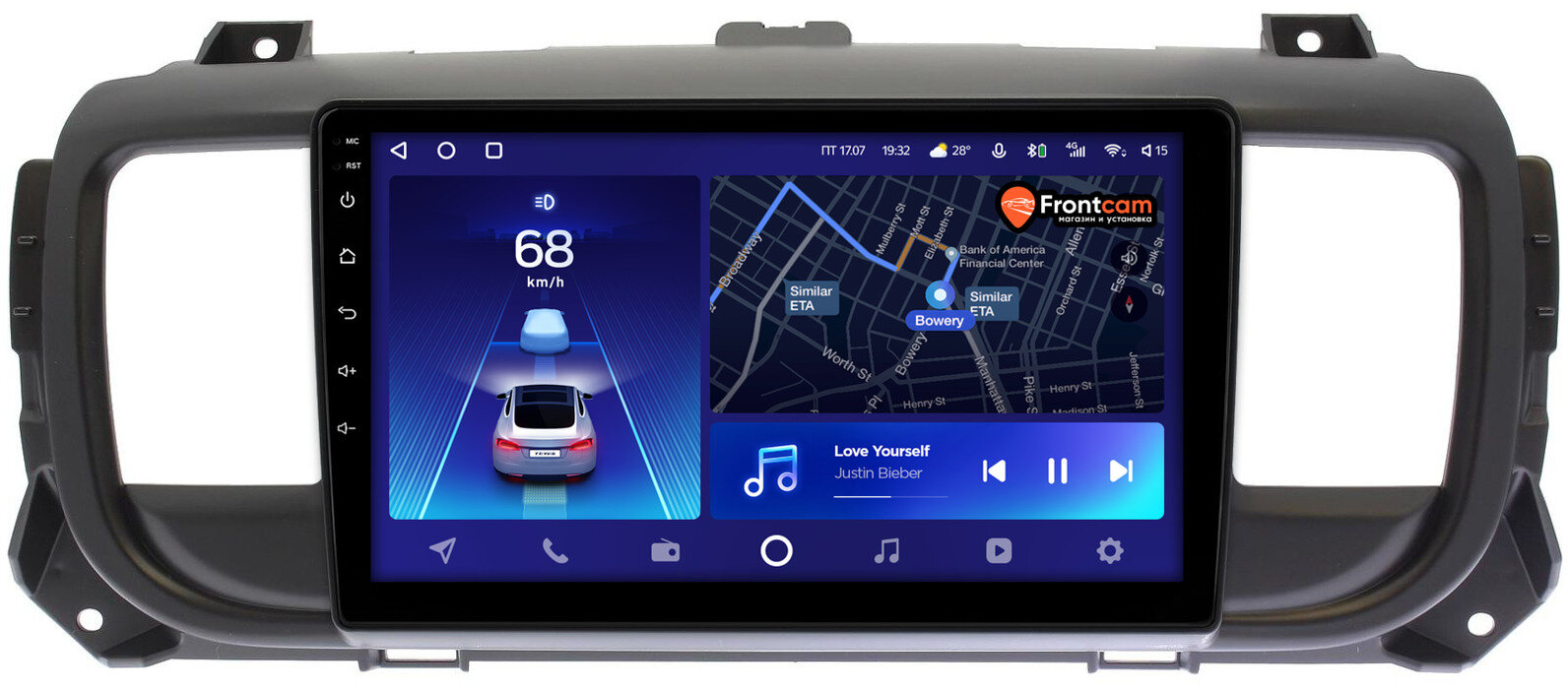 Штатная магнитола Teyes CC2 PLUS 6/128 9" RM-9296 Opel Zafira Life, Vivaro C 2019-2024 Android 10 (4G-SIM, DSP, QLed)