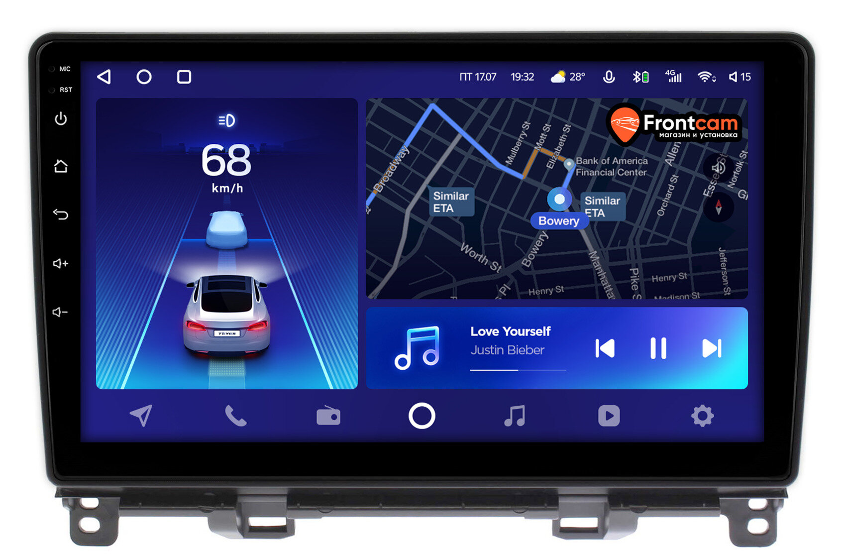 Штатная магнитола Honda Fit 3 2013-2020 (левый руль) Teyes CC2 PLUS 4/32 10" RM-10-1187 Android 10 (4G-SIM, DSP, QLed)