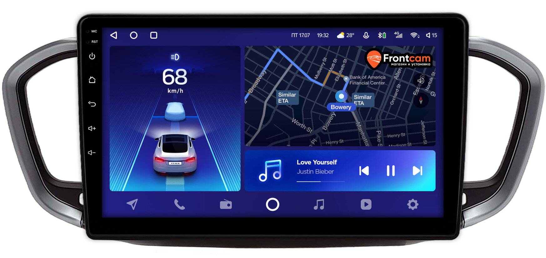 Штатная магнитола Lada Vesta (NG) 2022-2024 Teyes CC2 PLUS 4/64 10" RM-10-2270 Android 10 (4G-SIM, DSP, QLed)