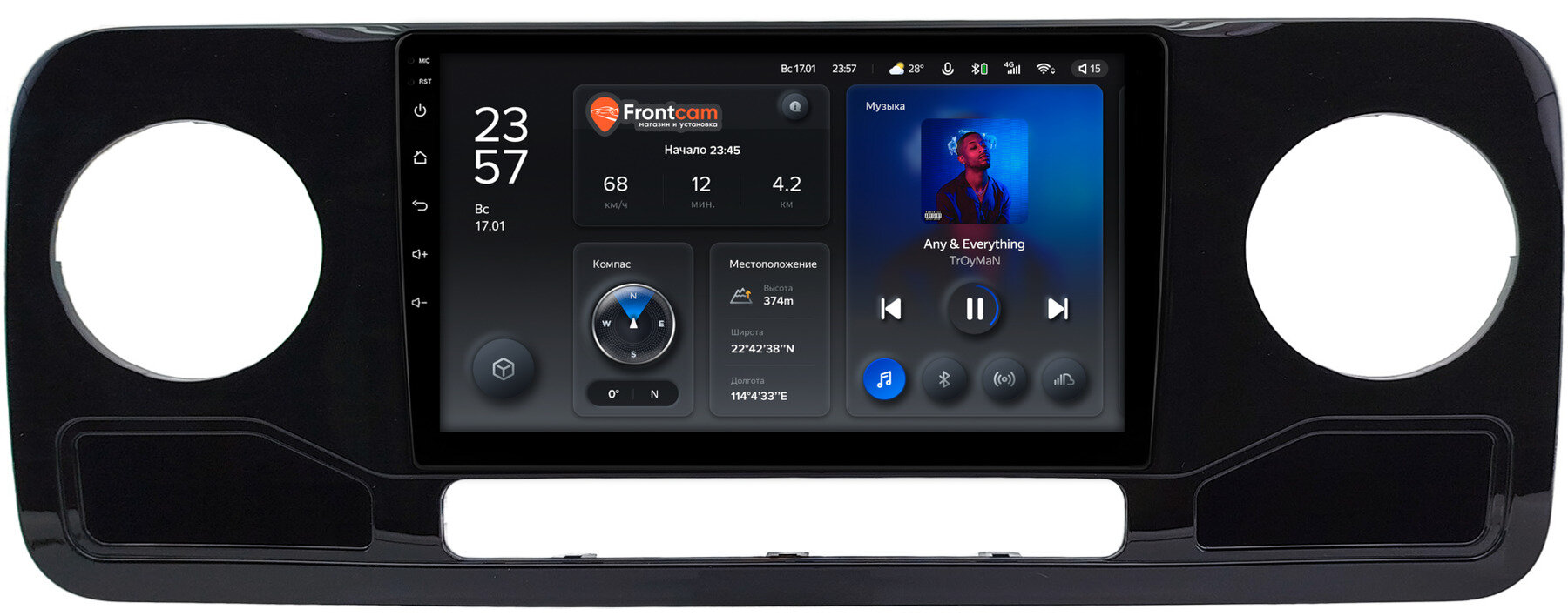 Штатная магнитола Mercedes-Benz Sprinter (w907) 2018-2024 Teyes X1 WIFI 2/32 10" RM-10-0597 Android 8.1 (DSP, IPS, AHD)