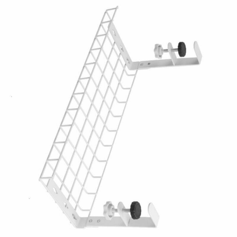 Стойка для хранения кабелей под столом без перфорации, стойка для организации кабелей под офисным компьютером под столом 500-белый