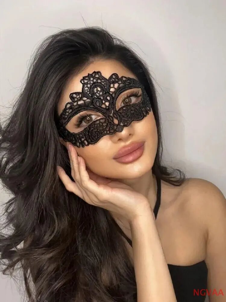 Маска кружевная эротическая БДСМ товары для взрослых 18+ NGVAA