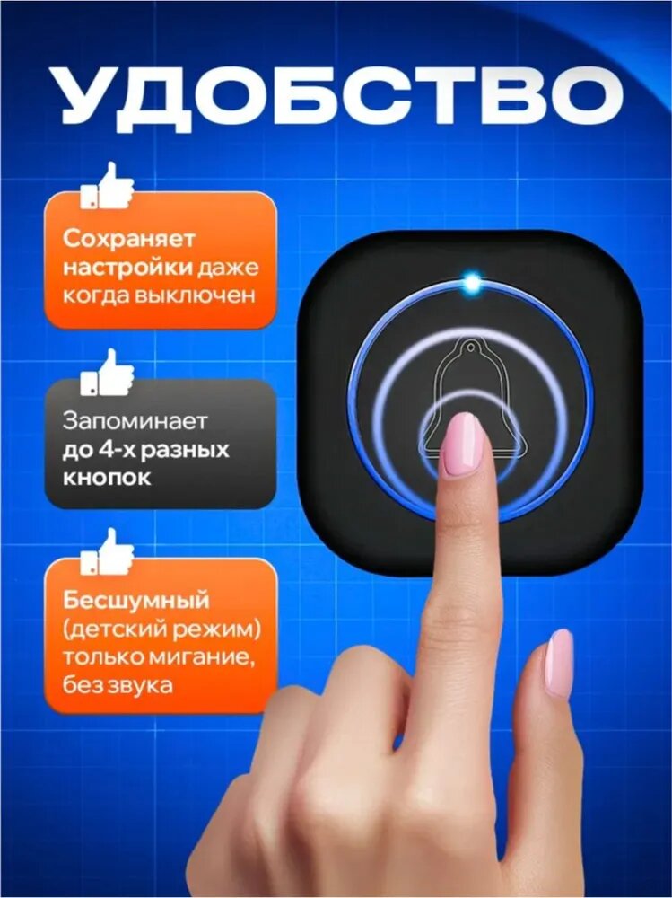 Звонок дверной IP44 — фото 1
