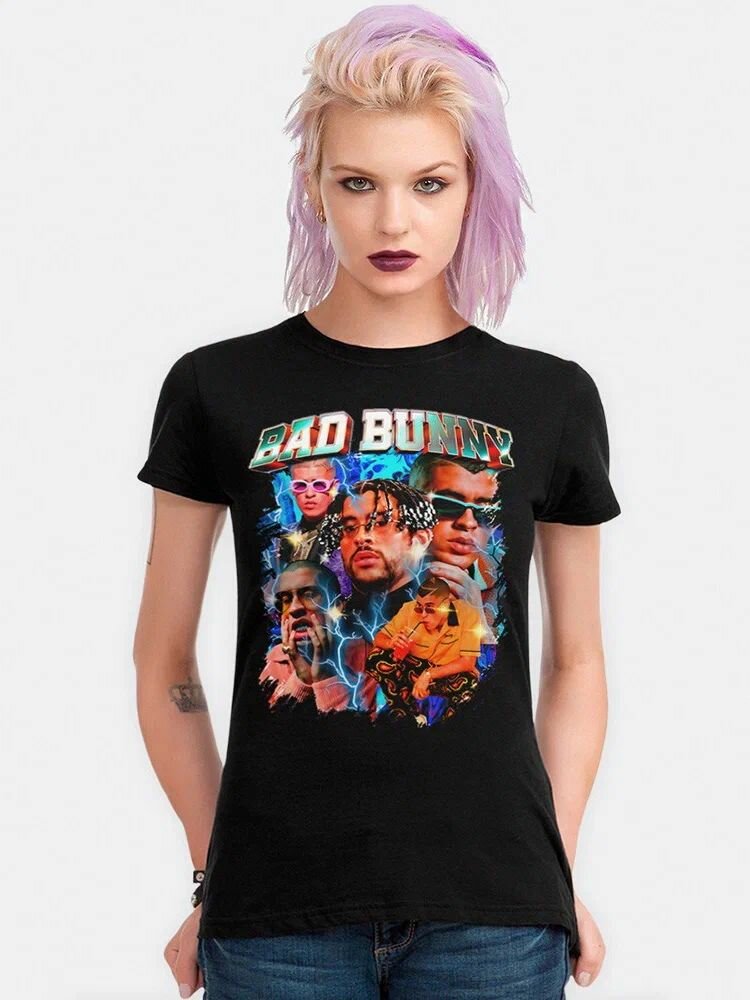 Футболка Bad Bunny / Бэд Банни / Женская