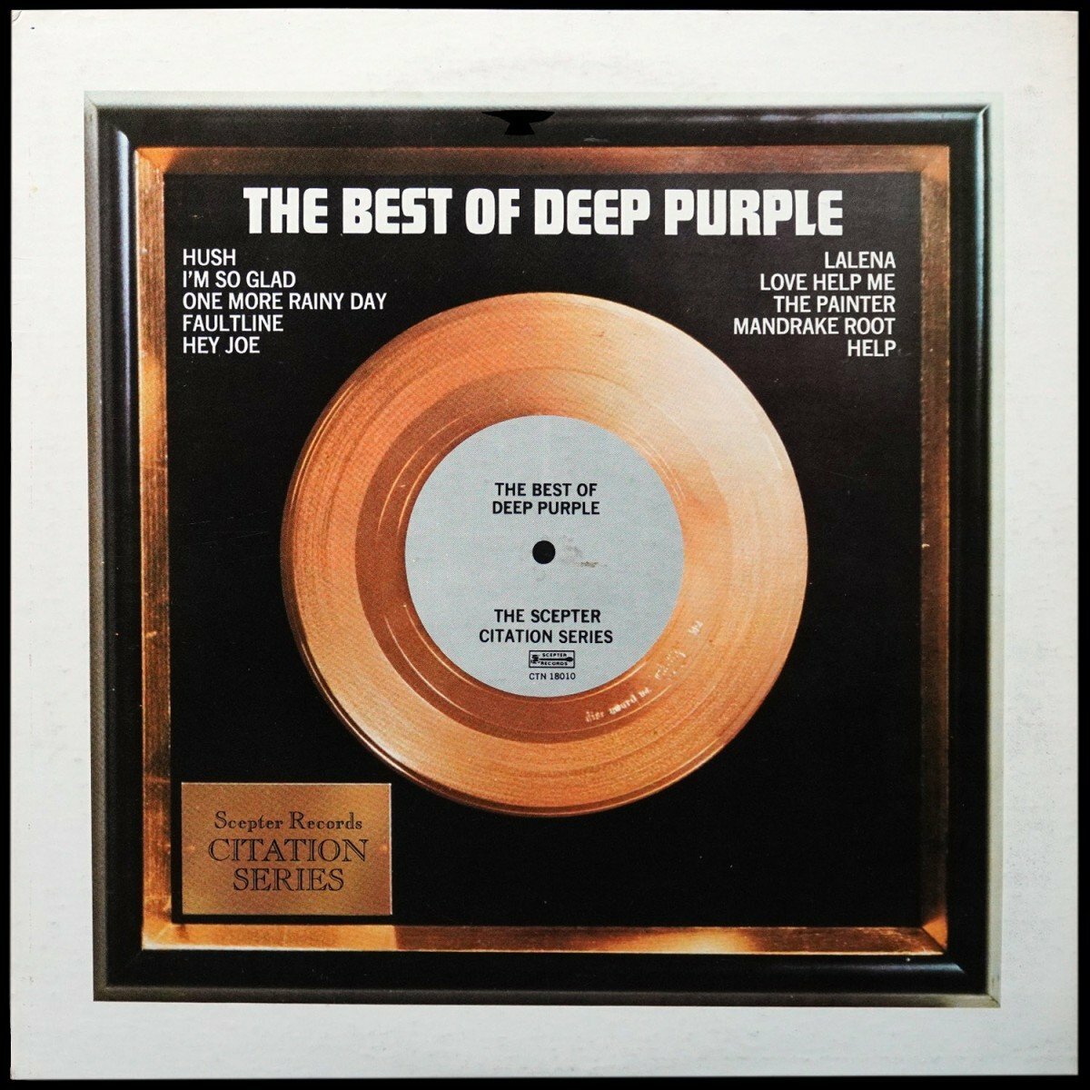 Виниловая пластинка Scepter Deep Purple – Best Of Deep Purple