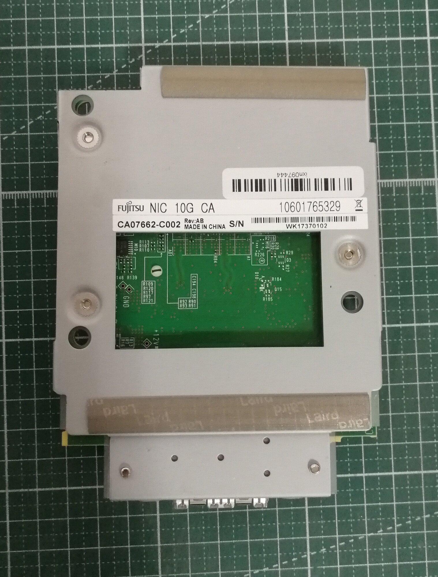 Адаптер Fujitsu ETVHNB DX1/200S4 CA NIC 2P 10G no SFP, хост-адаптер для СХД ETERNUS, 2-портовый, 10 Гбит/с CA07662-C002