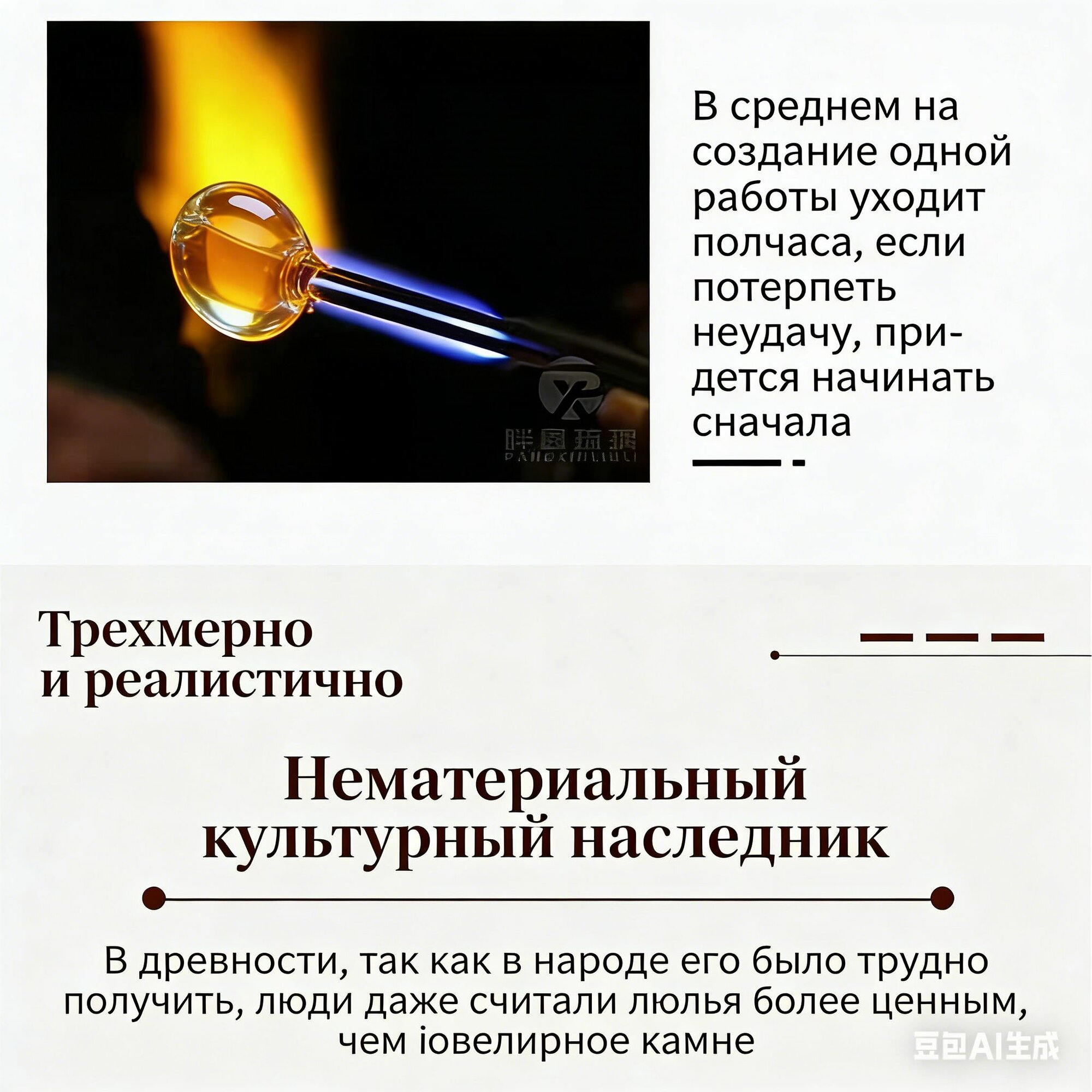 Стеклянная ваза с синими и желтыми цветами, прозрачная, для дома, декоративное украшение — фото 1