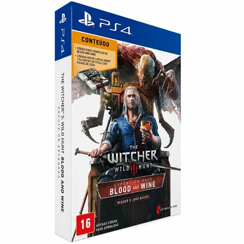 Игра Ведьмак 3: Дикая Охота Кровь и вино. Expansion Pack (английская версия) для PS4