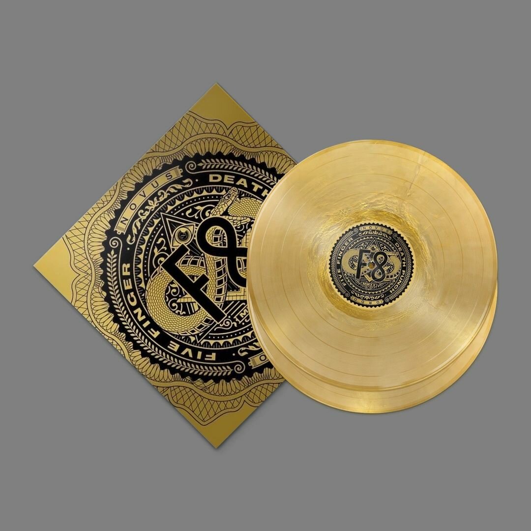 Five Finger Death Punch. F8 (2LP Gatefold/New Limited Gold Edition/+3 бонус трека)
