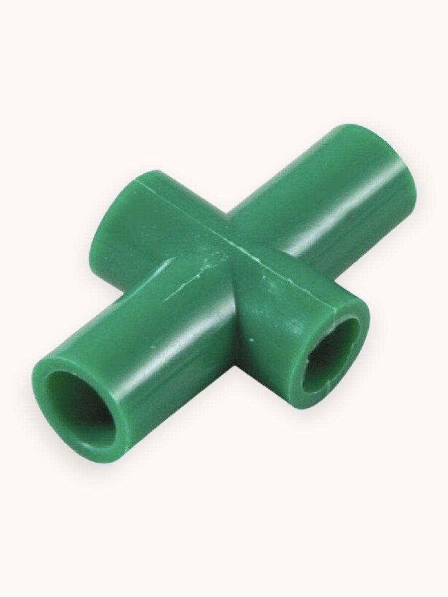 Крестовины для сборки парника 15 шт. для садовых дуг и перемычек d10мм