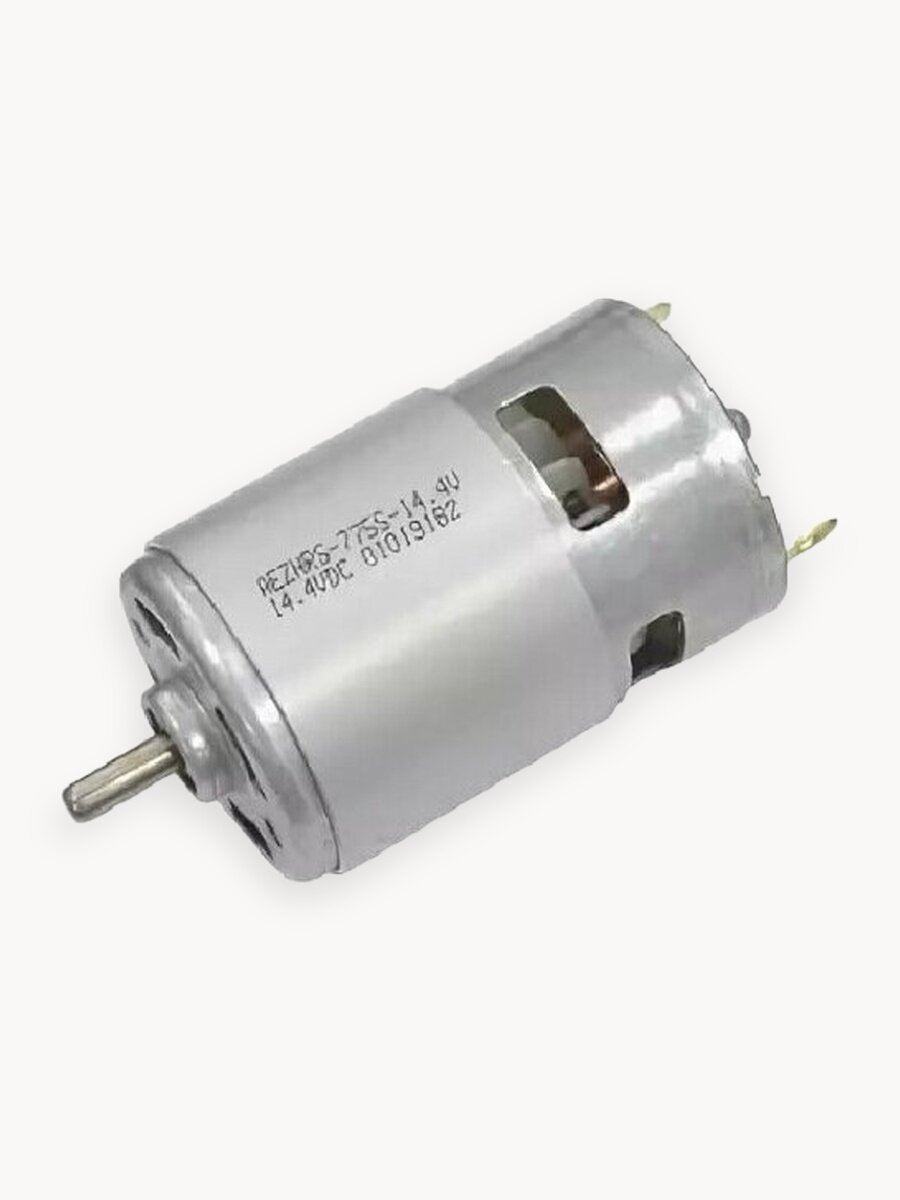 Двигатель / Мотор для шуруповерта 14,4В Metabo BS 14.4; Bosch, Интерскол, PIT, Sturm (вал-3мм, корпус-37.5мм)