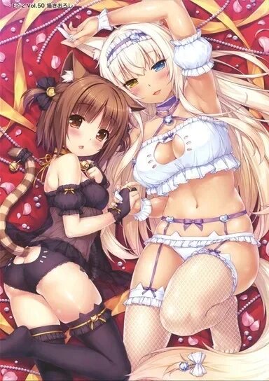 Плакат Nekopara Chocola Vanilla S, 20x30cm No Framed