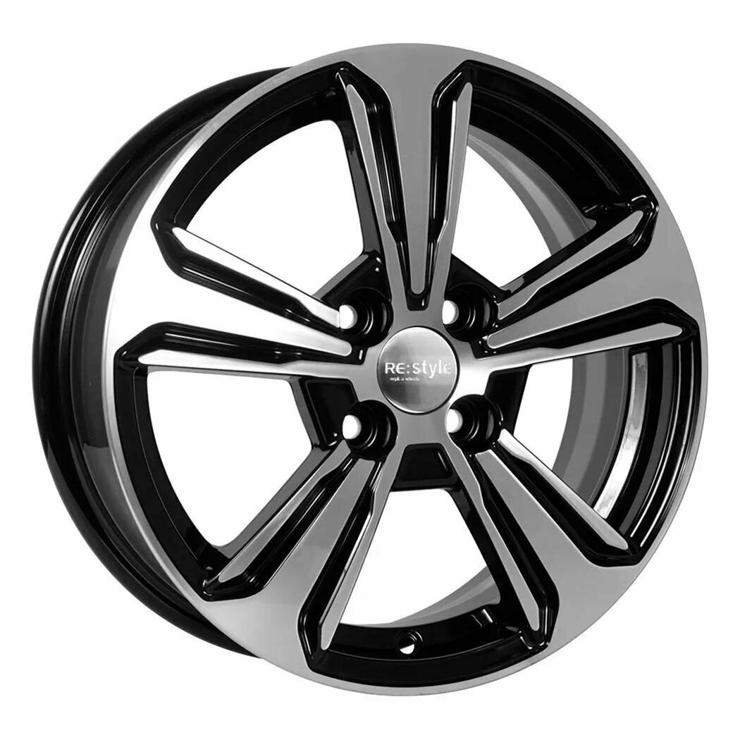 Колесный диск K&K КС777 6x15 4x100 ET46 D54.1 Алмаз черный