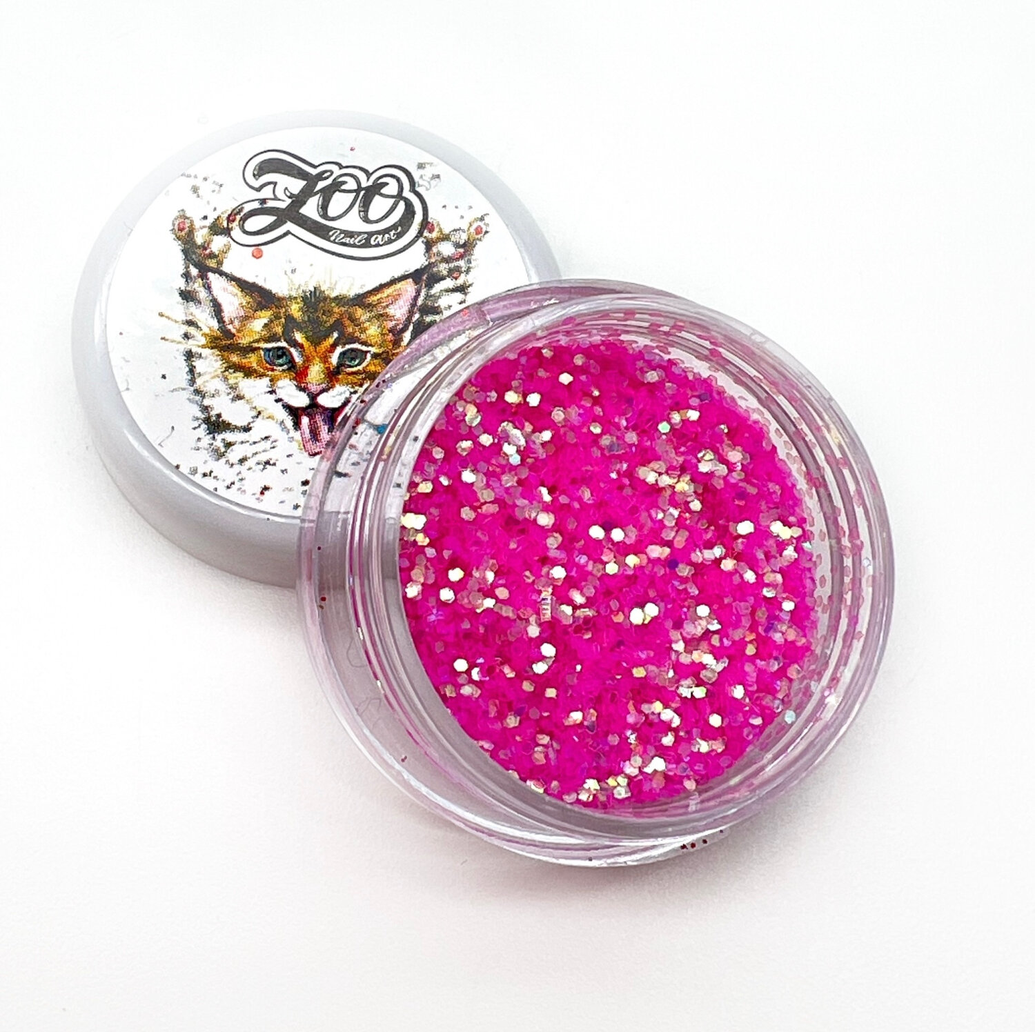 Глиттер микс цветов Zoo Nail Art № 1737 розовый 2 г