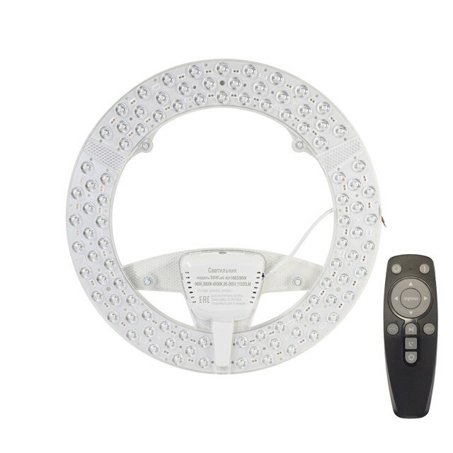 Светодиодная панель SMD балтийский стиль 96Вт 11520Лм 3000K/6500К с пультом ДУ