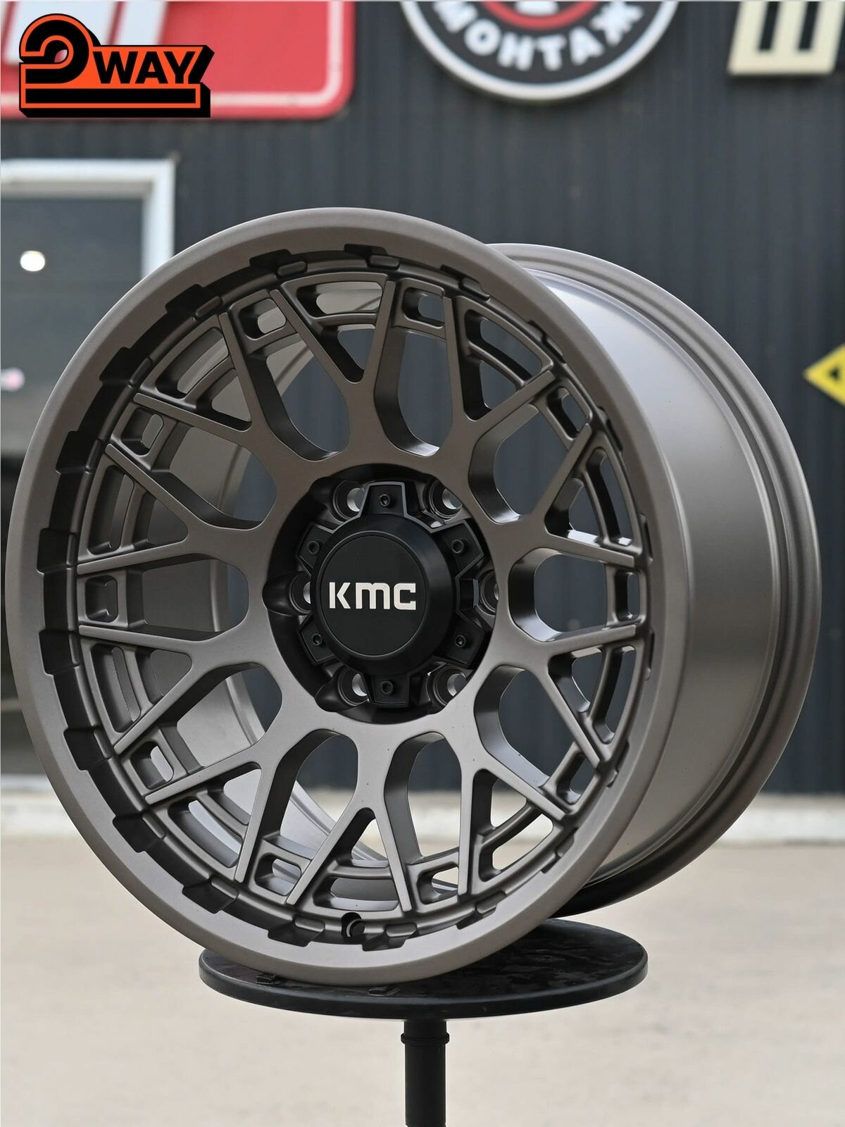 Литые диски Taigiro KMC KM722, R17, ET0, легкий сплав, бронза