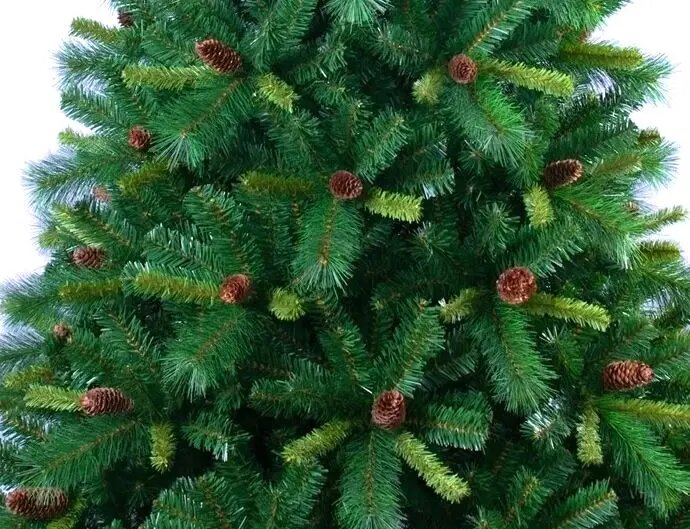 Искусственная ель Мендоза (MENDOZA PINE) с шишками, (хвоя - леска+PVC), 1.22 м, Ели PENERI