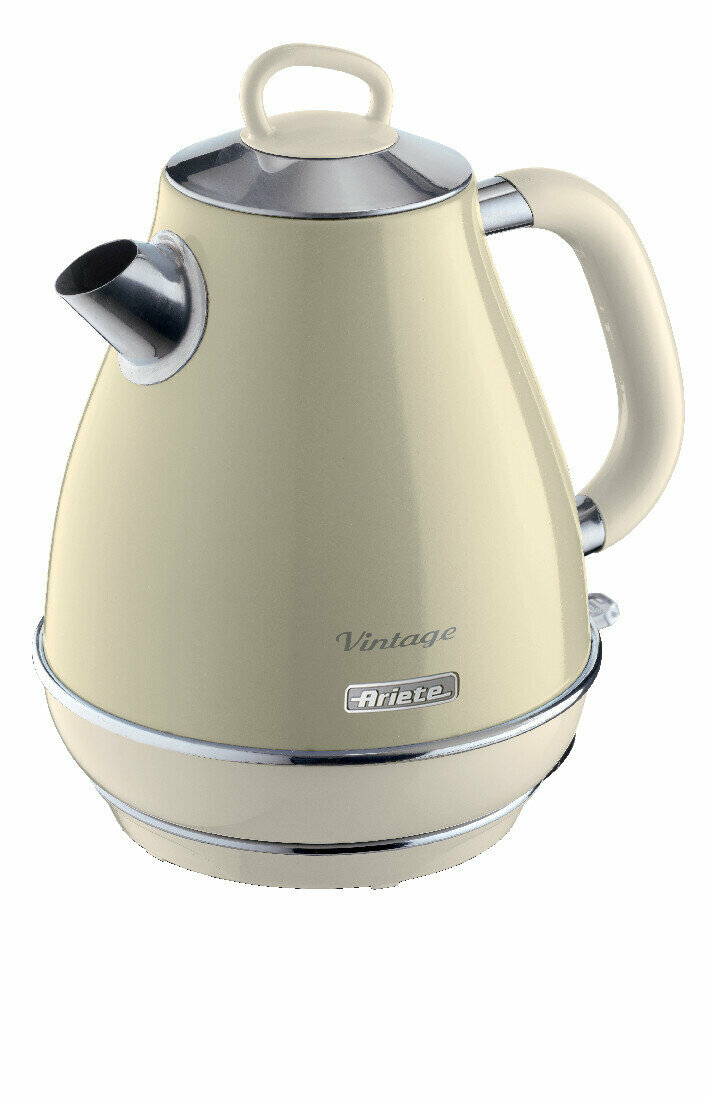 Электрический чайник Ariete Vintage, 1.7 л, кремовый (00C286903AR0)