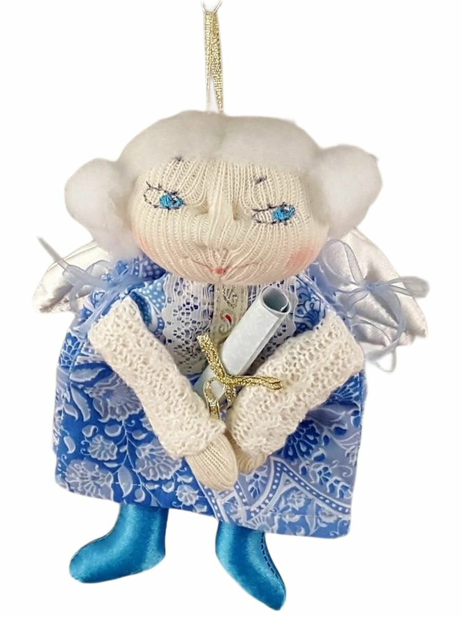 Кукла Ангел "Желаний" (чайница), текстильная, мягконабивная, игровая, подарочная, авторская, ручной работы